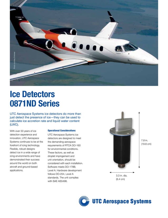 UTAS Model 0871ND Ice Detector | PDF | Geology | Science