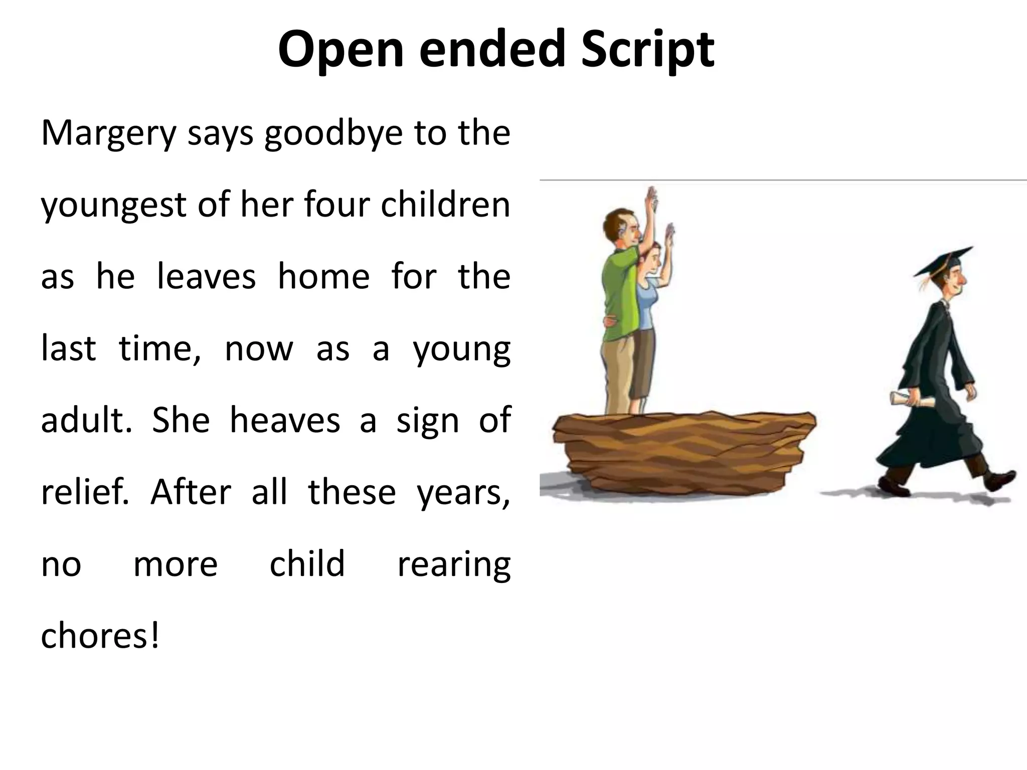 Open ended script - Transactional Analysis | PPTX