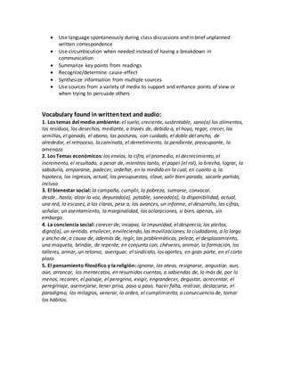 UP 4 Los desafios mundiales | DOCX