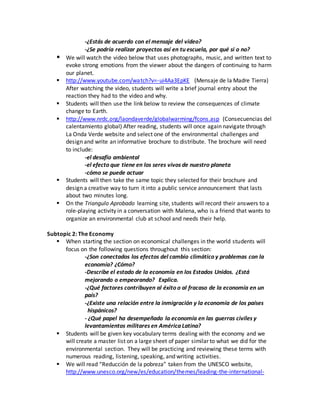 UP 4 Los desafios mundiales | DOCX