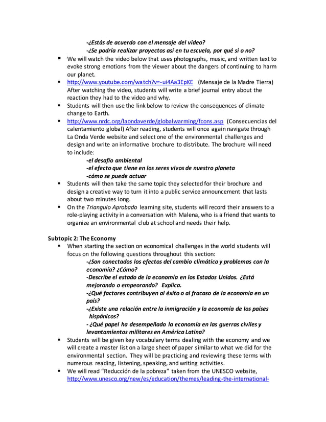 UP 4 Los desafios mundiales | PDF