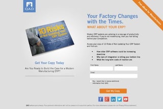 QAD Landing Page Designs | PDF