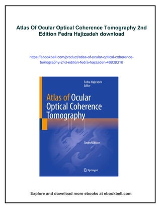 Atlas Of Ocular Optical Coherence Tomography 2nd Edition Fedra ...