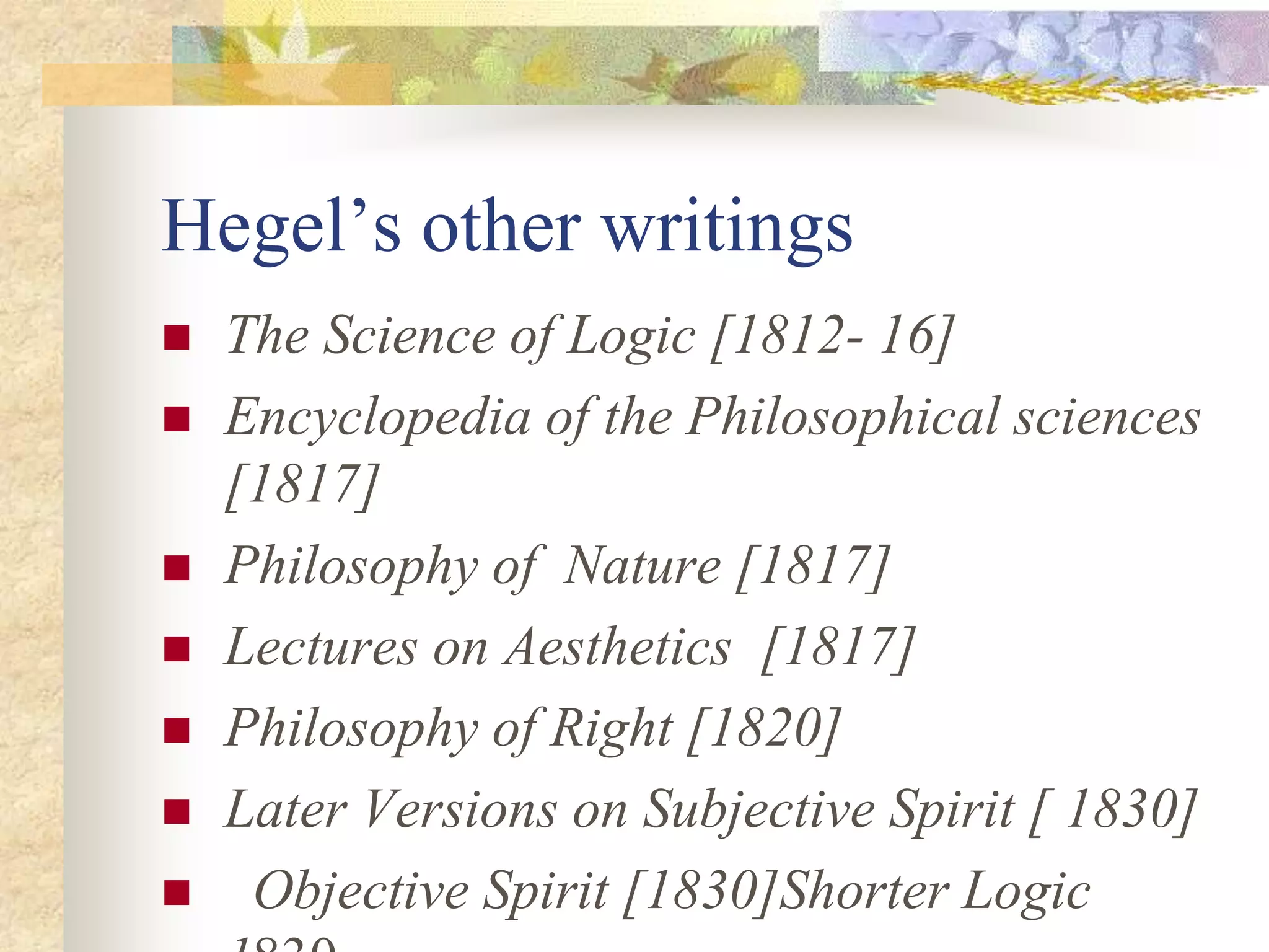 kant e hegel | PPT