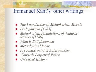 kant e hegel | PPT