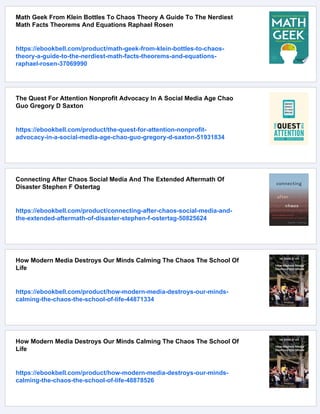 Chaos Media A Sonic Economy Of Digital Space Stephen Kennedy | PDF