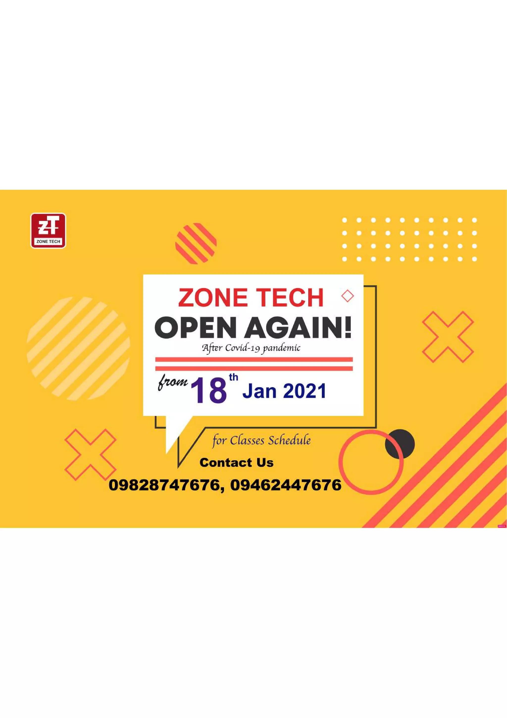ZONE TECH New Batches Information | PDF