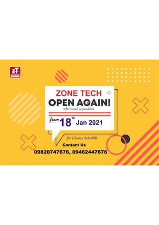 ZONE TECH New Batches Information | PDF