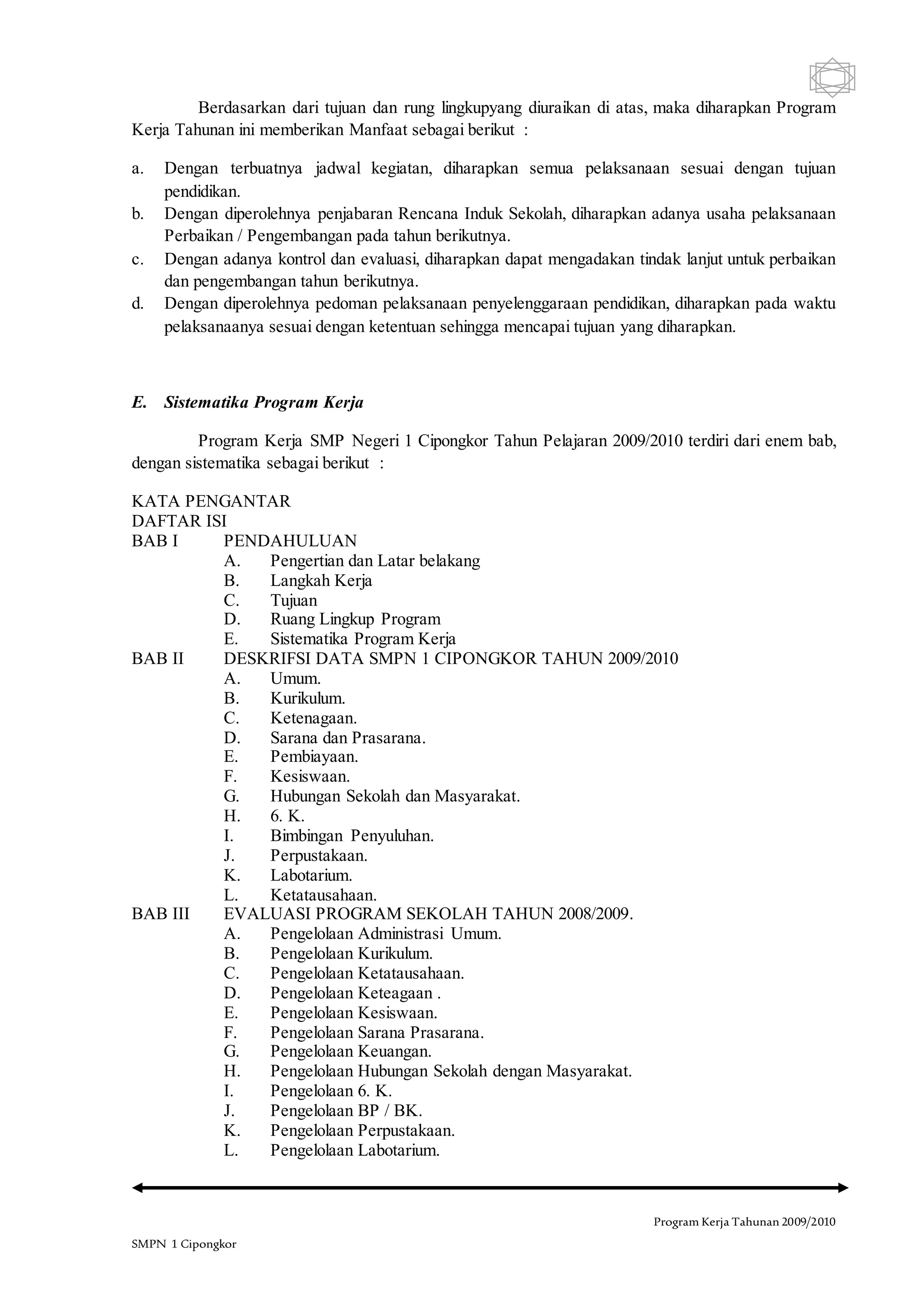 24456537 contoh-program-kerja-sekolah | DOCX