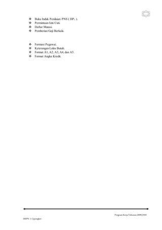 24456537 contoh-program-kerja-sekolah | DOCX