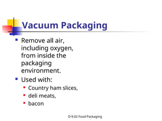 Introduction to Food Packaging and preservation 2 | PPT