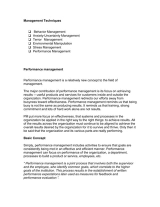 What Is Performance Management System | PDF
