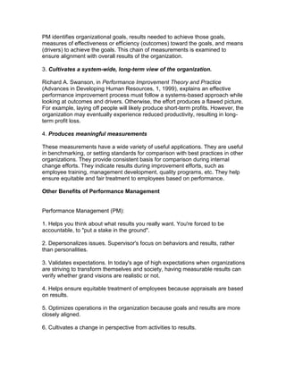 What Is Performance Management System | PDF