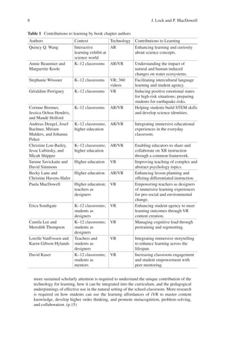 Immersive Education Designing For Learning Paula Macdowell Jennifer ...