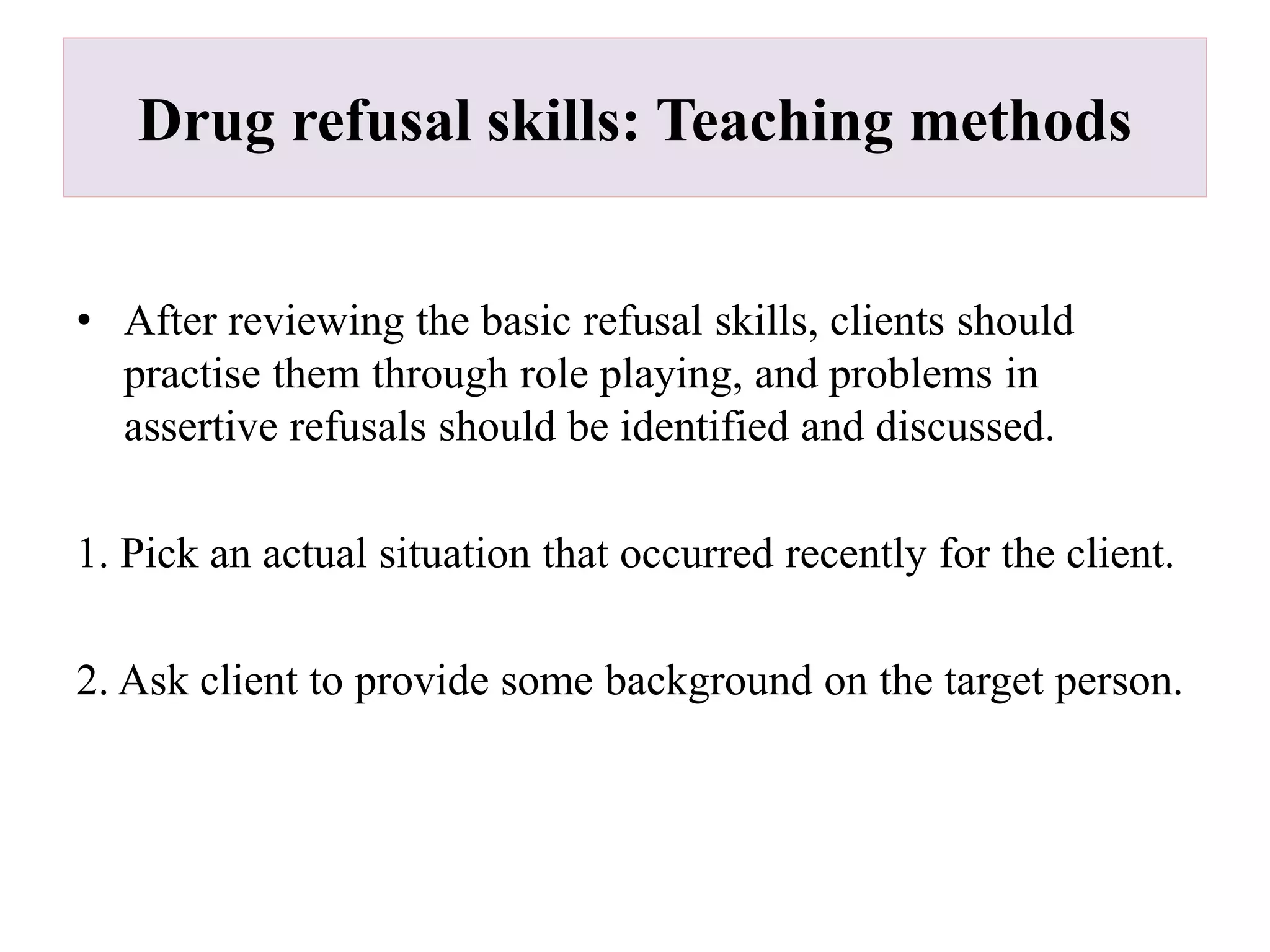 Cognitive Behaviour therapy for Substance abuse | PPTX