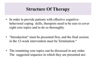 Cognitive Behaviour therapy for Substance abuse | PPTX