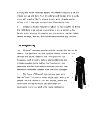 Minecrafted Success Text | PDF