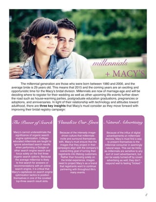 Macys Case Competition Final | PDF