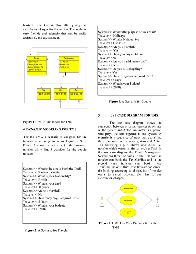 object oriented uml modeling for traveler management system | PDF | Computing | Technology ...