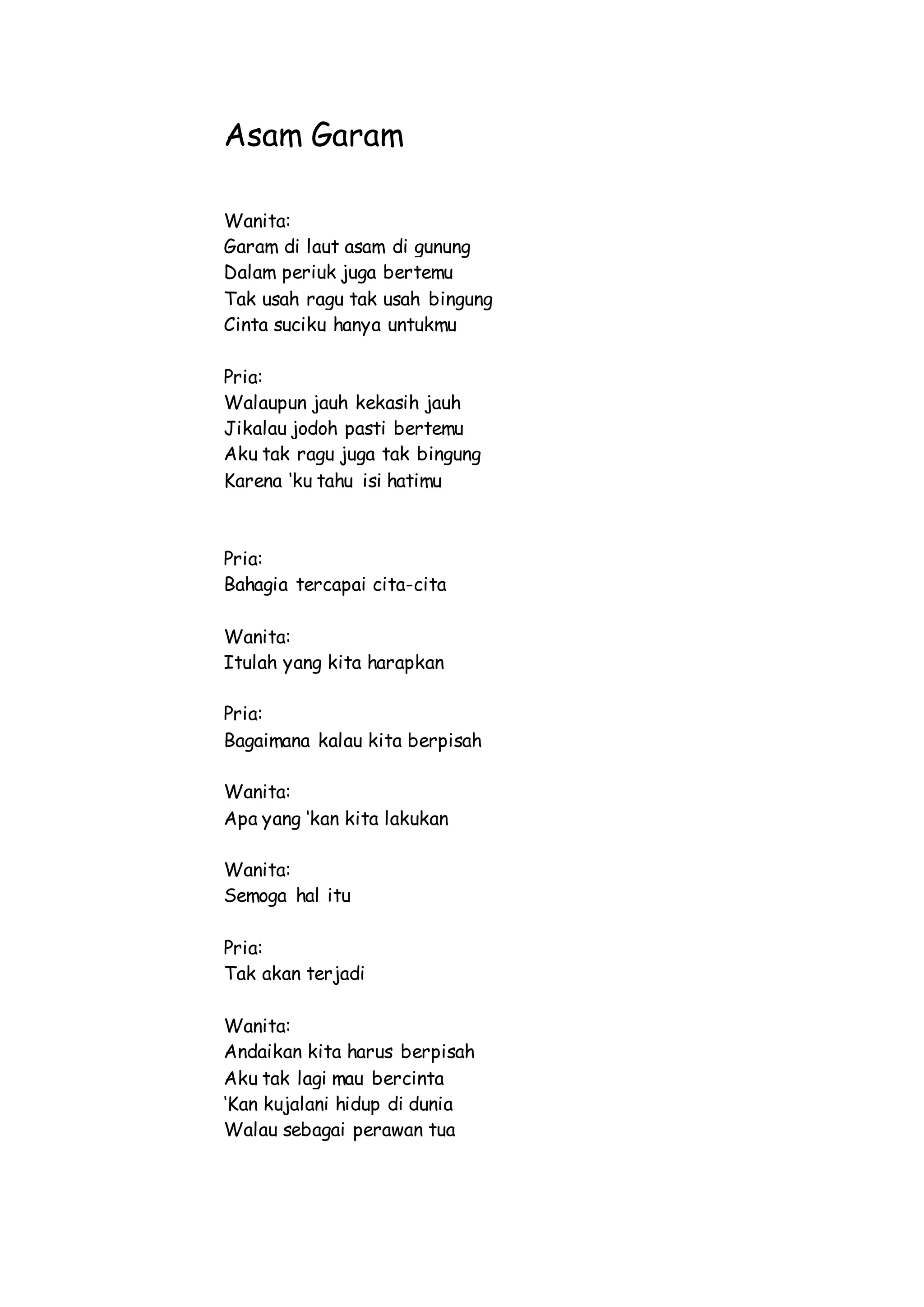 Lirik Lagu Rhoma Irama LENGKAP A-Z (260+ Lagu) | DOCX