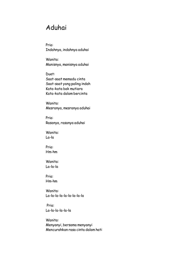 Lirik Lagu Rhoma Irama LENGKAP A-Z (260+ Lagu) | DOCX