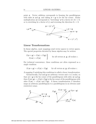 An Introduction To Linear Algebra Andrew D Hwang | PDF