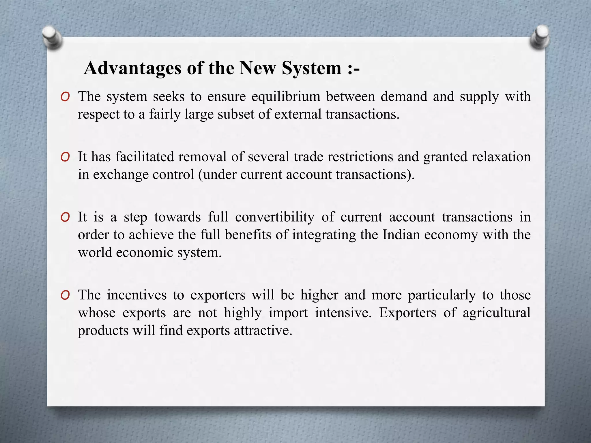 LERMS liberalized exchange rate management system | PPTX
