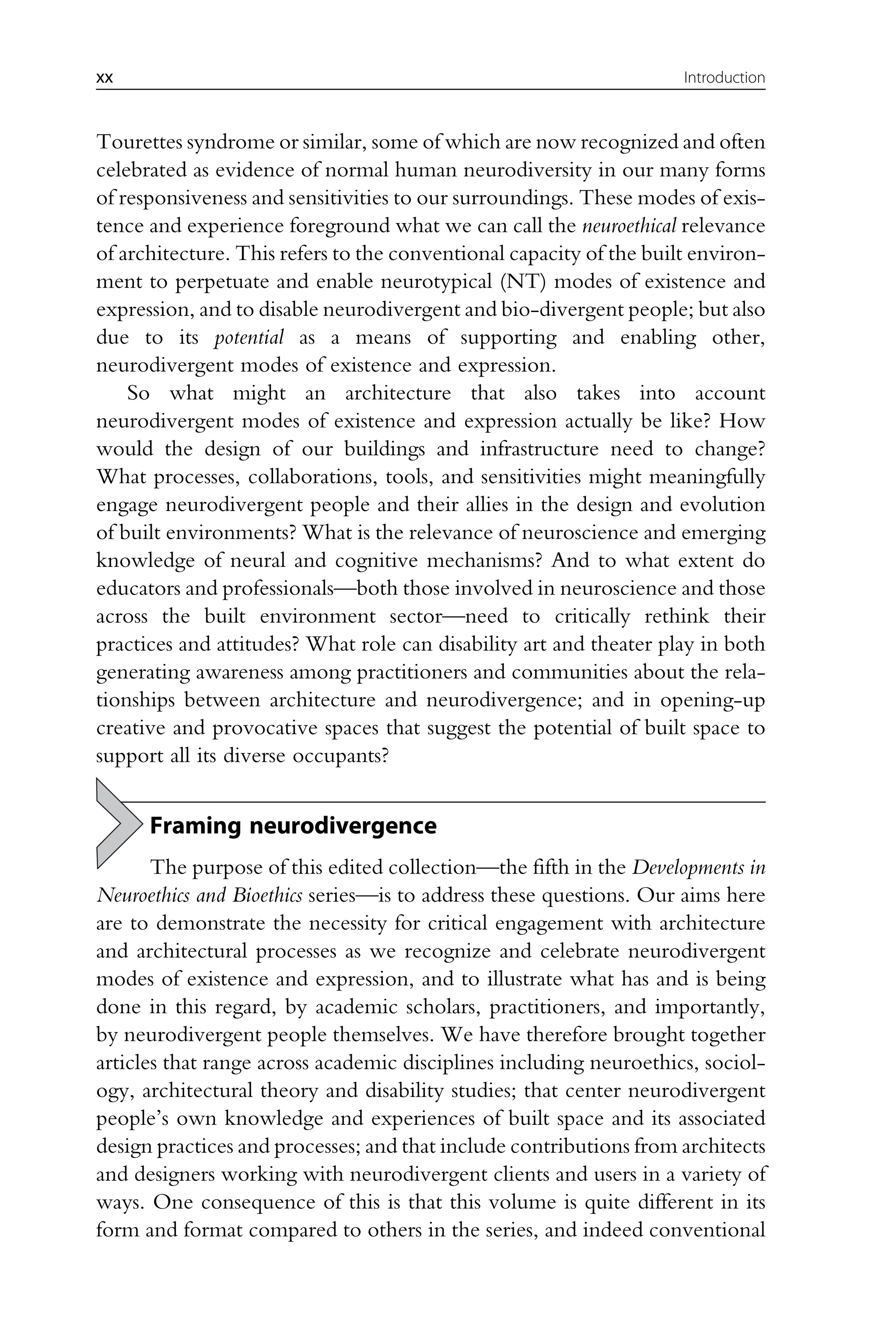 Neuroethics And Bioethics Neurodivergence And Architecture Anthony ...