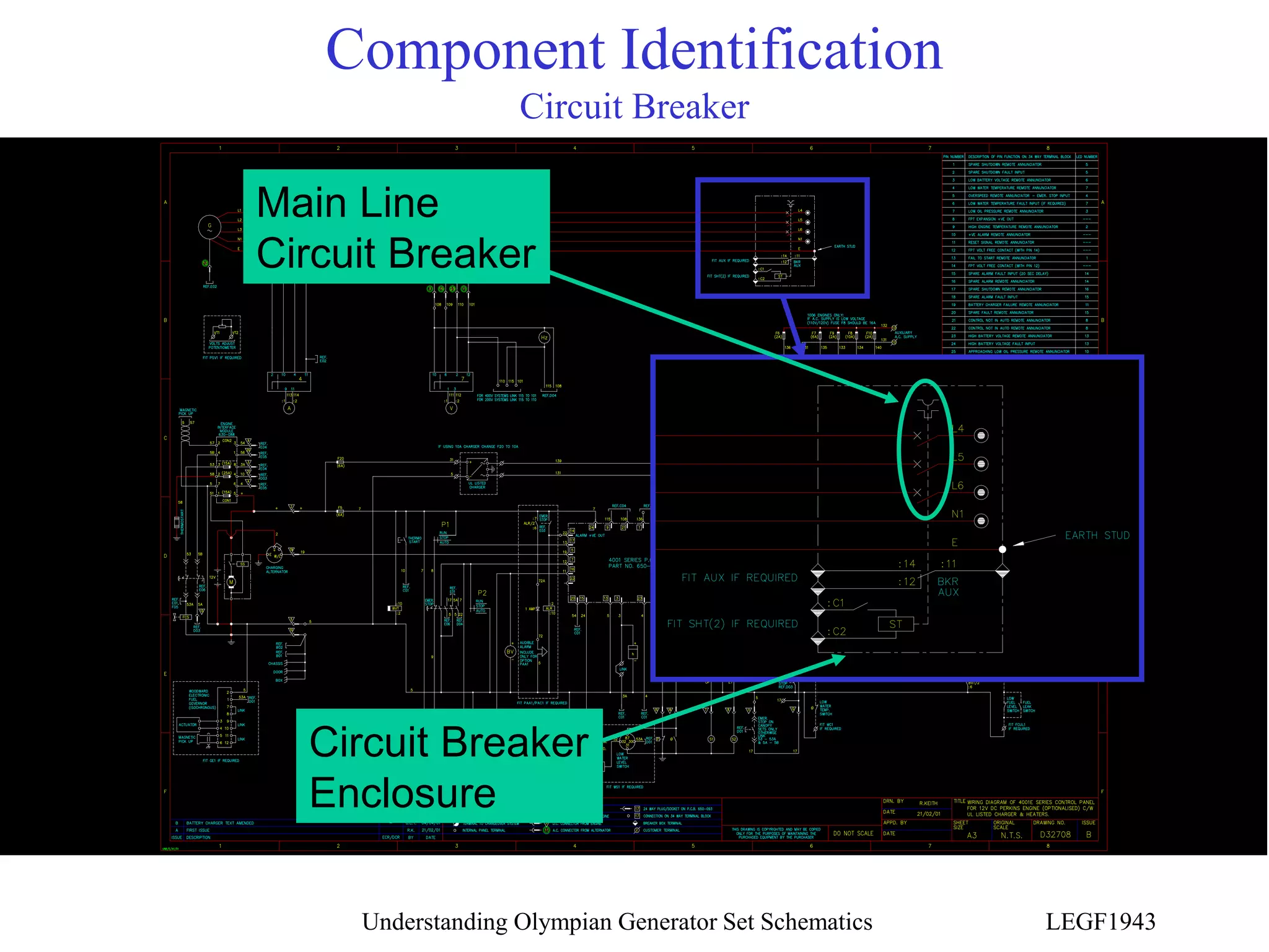 Understanding Olympian Generator Set Schematics | PDF