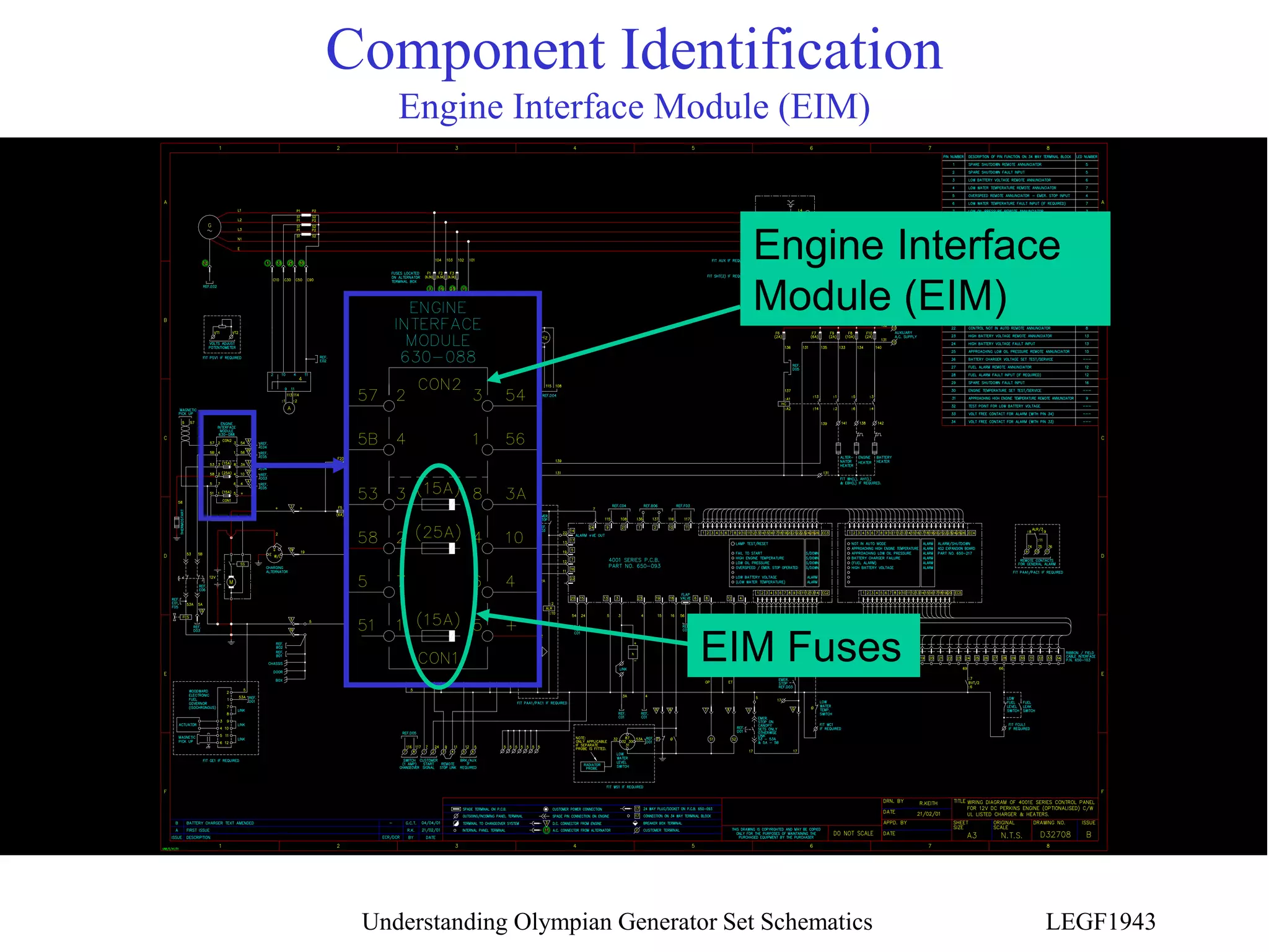 Understanding Olympian Generator Set Schematics | PDF
