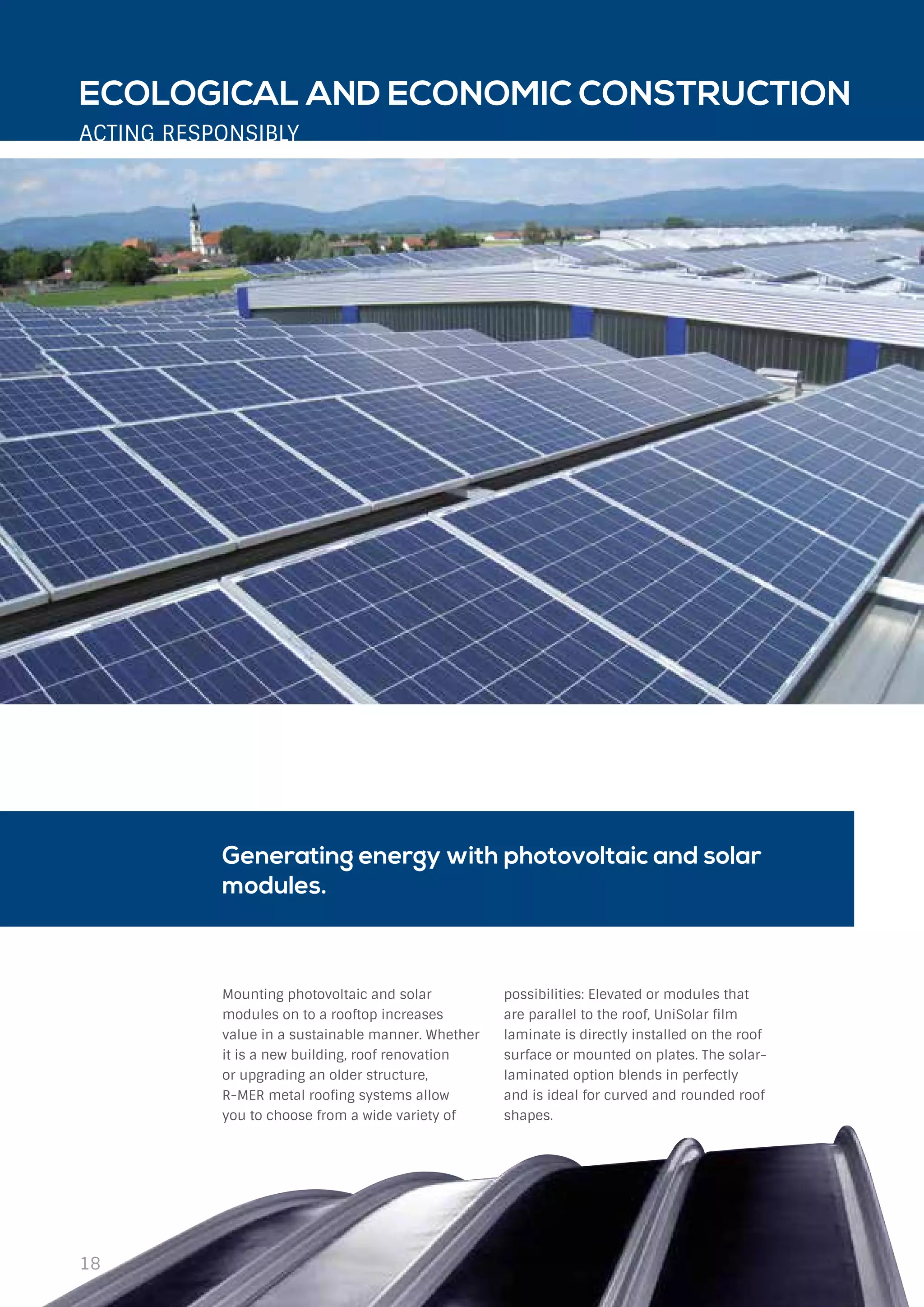 R-MER Metal Roofing Systems - System at a glance | PDF