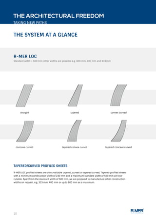 R-MER Metal Roofing Systems - System at a glance | PDF