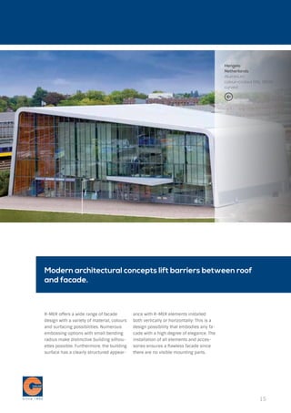 R-MER Metal Roofing Systems - System at a glance | PDF