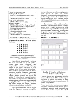 Rancang bangun program koreksi lembar jawaban | PDF