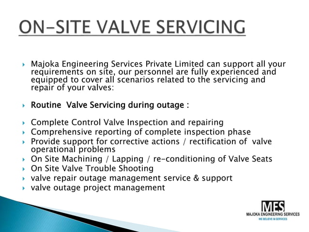 PRESENTATION OF MES | PPT