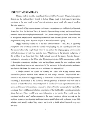 Bayesian Network backbone of clippy | PDF