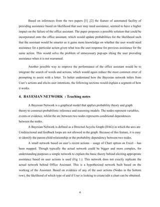 Bayesian Network backbone of clippy | PDF