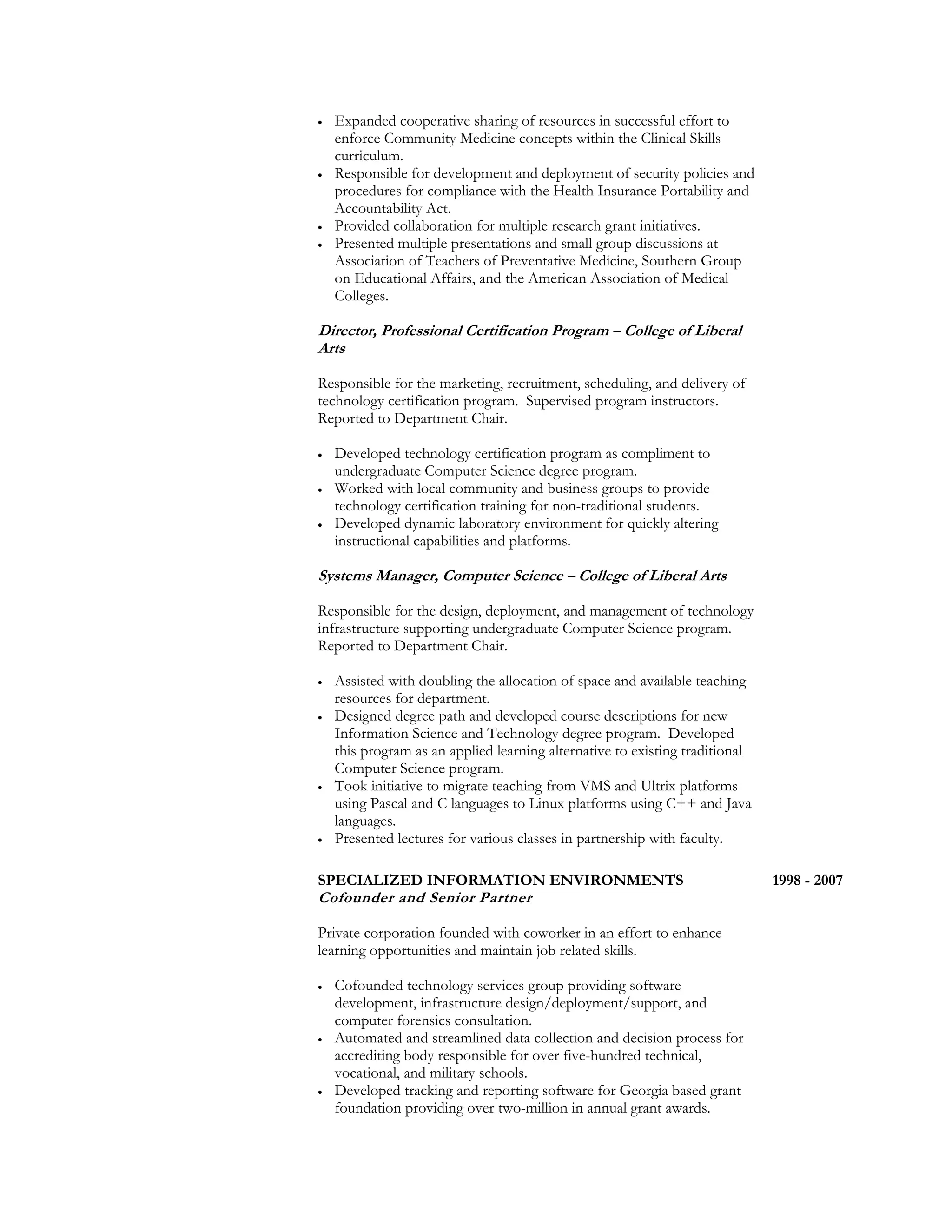 Resume Shane Milam Sep 2015 Sans References | PDF
