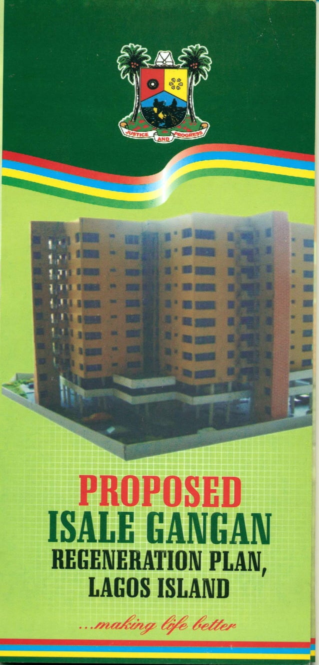 LASURA proposed Isale Gangan regeneration plan | PDF