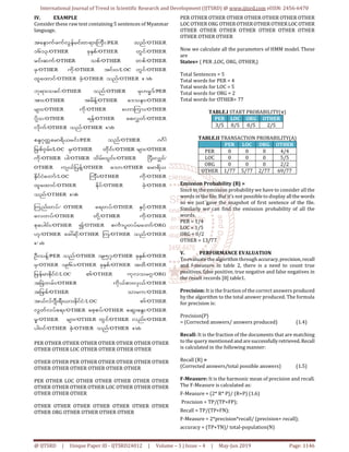 Myanmar Named Entity Recognition with Hidden Markov Model | PDF