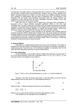 Statistical Technique in Gas Dispersion Modeling Based on Linear Interpolation | PDF