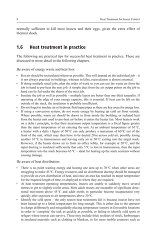 Heat Treatment For Insect Control Developments And Applications David ...