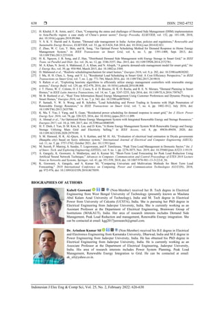 Renewable energy based dynamic tariff system for domestic load management | PDF