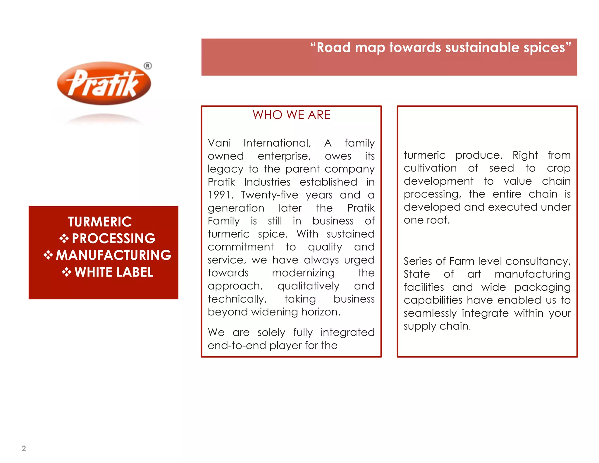 TURMERIC BROCHURE | PDF