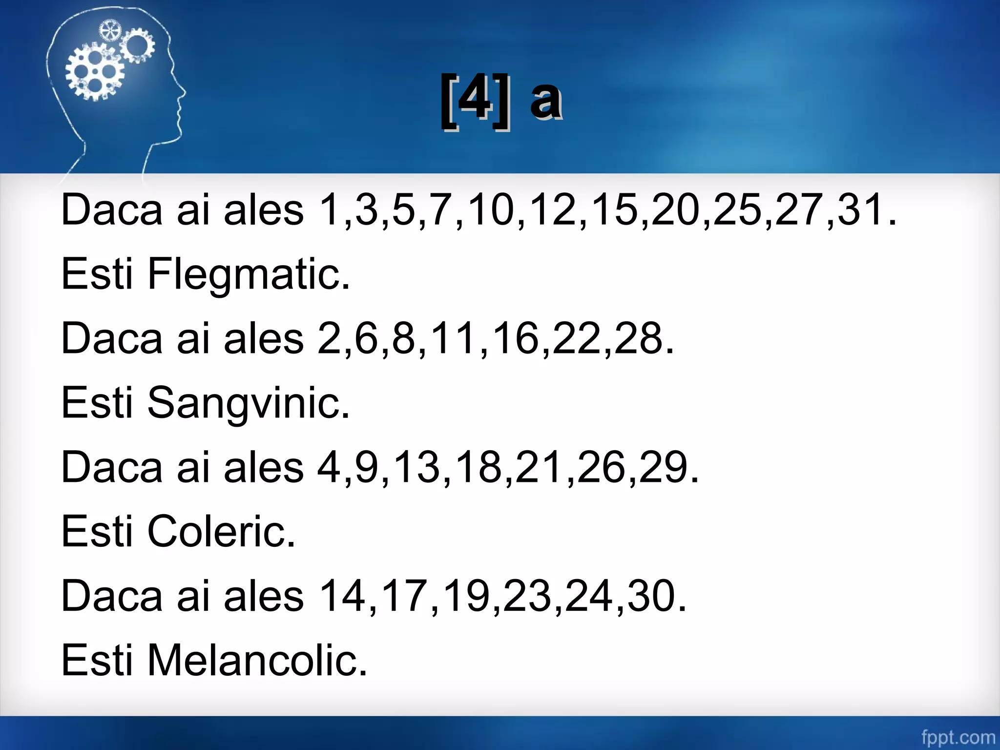 Test de personalitate !!! | PPT