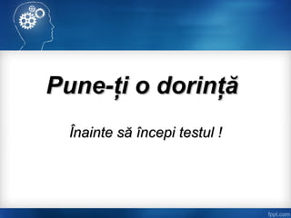 Test de personalitate !!! | PPT