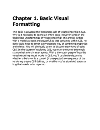 CSS The Definitive Guide Visual Presentation for the Web 4th Edition ...