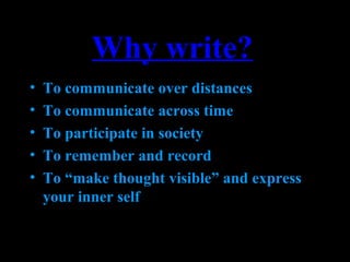 How To Teach Writing | PPT