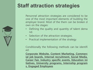 Employer Branding and Staff Attraction strategies in international ITO ...