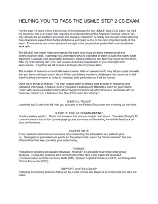 Sheryl USMLE | PDF